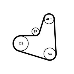 CONTINENTAL CTAM Keilrippenriemensatz f&uuml;r SKODA VW SEAT AUDI 03G903137A 03G903315D 03G903315C 6PK948K1