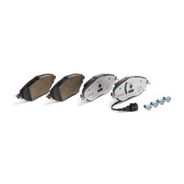 Brembo Bremsbelagsatz, Scheibenbremse XTRA LINE vorne rechts links mit Zubeh&ouml;r f&uuml;r SKODA VW (SVW) SEAT (FAW) AUDI 7N0698151J 7N0698151C 7N0698151D P 8