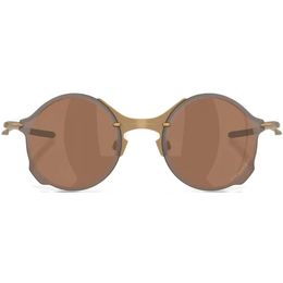 Oakley Sonnenbrillen - Tailend Ti Matte Gold Prizm Tungsten - Gr. unisize - in Mehrfarbig - für Damen