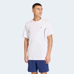 T-Shirt adidas Performance "TECH APP GF TEE", Jungen, Gr. L, wei&szlig;, reflective silber, Obermaterial: 100% Polyester, Shirts T-Shirt