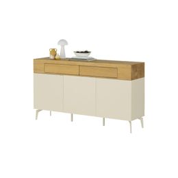 H&ouml;ffner Sideboard Enego beige Ma&szlig;e (cm): B: 160 H: 90 T: 40.0 &raquo; H&ouml;ffner