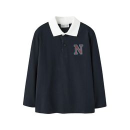 name it Poloshirt 'NKMTIM' Jungen Gr&ouml;&szlig;e 134/140 nachtblau / azur / dunkelrot / wei&szlig;