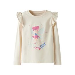 name it Shirt 'NMFTIKKA' M&auml;dchen Gr&ouml;&szlig;e 98 creme / blau / rosa