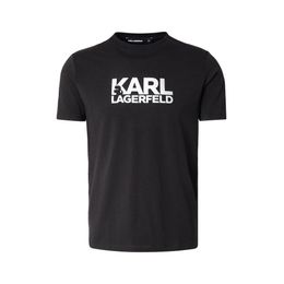 K by KARL LAGERFELD Karl Lagerfeld T-Shirt Herren Gr&ouml;&szlig;e S hellgrau / schwarz