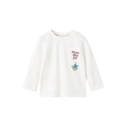 Mango Kids Shirt 'TOYBUZZ' Jungen Gr&ouml;&szlig;e 98 hellblau / kiwi / bordeaux / offwhite