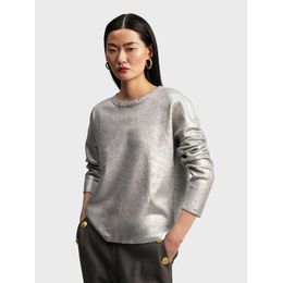 Lola Casademunt Pullover Damen Gr&ouml;&szlig;e S silber