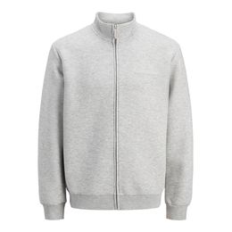Jack & Jones Jack & Jones Zip-Up Hoodie 'JCOFusion' male Grey size XL