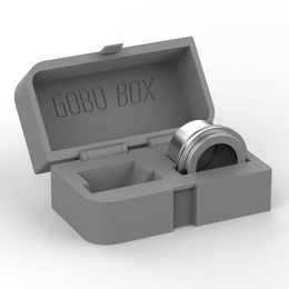 Derksen Gobobox 2-fach TeleBooster - zur sicheren und staubfreien Transport/Lagerung der Gobos