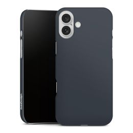 DeinDesign iPhone 16 Plus Handy Premium Case Smartphone Handyh&uuml;lle Schutzh&uuml;lle matt Anthracite Grey Unicoloured Premium Case