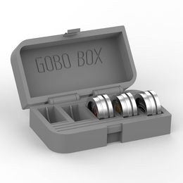 Derksen Gobobox 5-fach PHOS 15 - zur sicheren und staubfreien Transport/Lagerung der Gobos