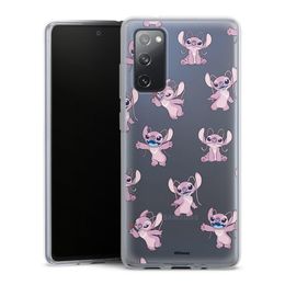 DeinDesign Galaxy S20 FE Handy Silikon H&uuml;lle Case transparent Handyh&uuml;lle Lilo & Stitch Angel Disney Silikon Case