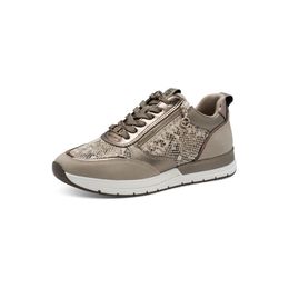 Tamaris Sneaker Damen Gr&ouml;&szlig;e 42 dunkelbraun / bronze / taupe / offwhite