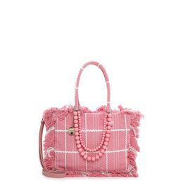 SURI FREY Shopper 'Cacey' Damen Gr&ouml;&szlig;e One Size pink / wei&szlig;