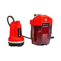 Einhell Power X-Change Akku-Klarwasserpumpe GE-PP 18 RB Li-Solo, 18Volt, Tauch- / Druckpumpe rot/schwarz, ohne Akku und Ladeger&auml;t