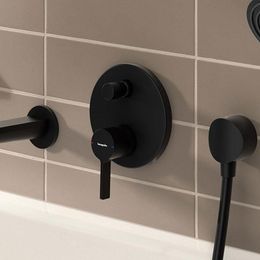 Hansgrohe LivaFine Unterputz-Wannenarmatur, Einhebelmischer, 72488670,