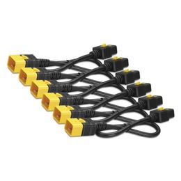 APC AP8716S Stromkabel-Set (6 St&uuml;ck), mit Verriegelung, C19 auf C20, 1,8 m