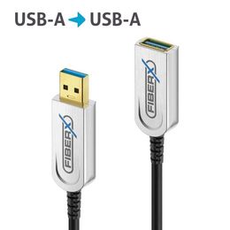 FiberX Series - USB 3.1 Glasfaser Verl&auml;ngerungskabel - 10m