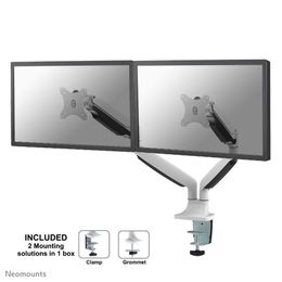 Neomounts NM-D750DWHITE dual Monitor Tischhalterung