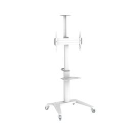 Puremounts&reg; Premium TV Cart - Single Display bis 70", wei&szlig;