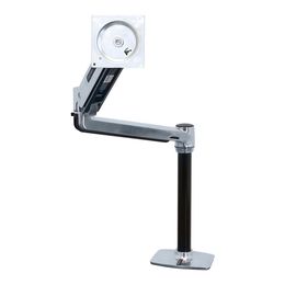 Ergotron LX HD Sitz-, Steh-, Tischmontage-LCD-Arm f&uuml;r einen Monitor bis 116,84 cm 46 Zoll Aluminium