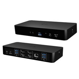 i-tec Universal Intelligent Dual Display Docking Station mit Power Delivery 100W