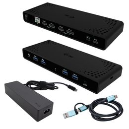 i-tec Universal Dual 4K Display Docking Station mit Power Delivery 85W
