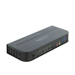 Delock DisplayPort 1.4 KVM Switch mit USB 3.0 und Audio