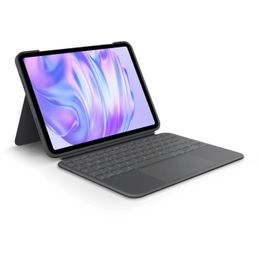 Logitech Combo Touch Tastatur-Case mit Trackpad f&uuml;r iPad Pro 11" (M4/M5) - Deutsch - Grafit