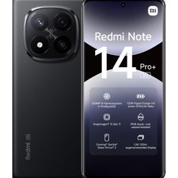 Xiaomi Redmi Note 14 Pro+ - 5G Smartphone - 8 GB/256 GB - 6.67" - Schwarz