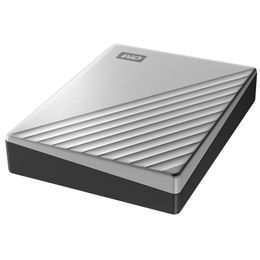 Western Digital WD My Passport Ultra mobile Festplatte 4 TB silber