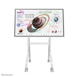 Samsung Flip Pro WM65B Flipchart 165 cm 65 Zoll inkl. Neomounts MOVE Go Flip FL50-515WH1 rotierbaren Rollwagen