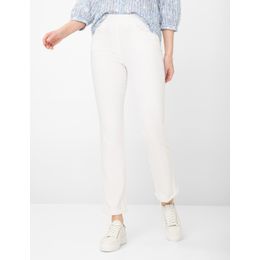 Raphaela by Brax Damen Schlupfhose Style PAMINA FUN WHITE, denim wei&szlig;, Gr. 46K