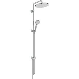 Ideal Standard Ceratwist T25 Duschsystem BE229AA ohne Armatur, 2F-Handbrause, Kopfbrause rund, chrom
