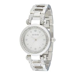 Guess Uhr 'Ginger' Damen Gr&ouml;&szlig;e One Size silber / wei&szlig;