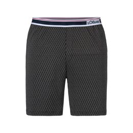 s.Oliver Pyjamashorts Herren Gr&ouml;&szlig;e S creme / navy / schwarz / wei&szlig;