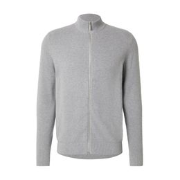DAN FOX APPAREL Knit Cardigan 'Valentin' male Grey size M