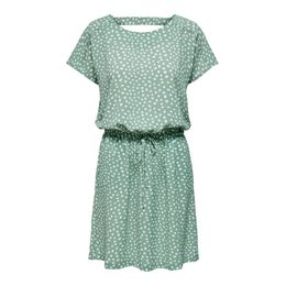 Only Kleid 'ONLMARIANA MYRINA' Damen Gr&ouml;&szlig;e 34 gr&uuml;n / wei&szlig; Winterkleid