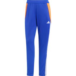 Adidas tiro24 Trainingshose Damen - blau - Gr. L - Polyester