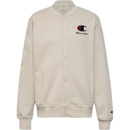 Champion Legacy Collegejacke Herren - grau - Gr. M - Baumwolle/Polyester