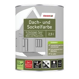 toom Dach-und Sockelfarbe anthrazit 2,5L