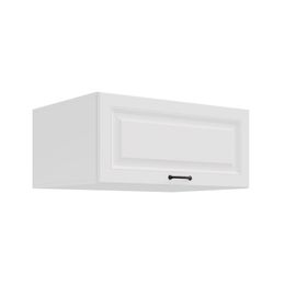 K&uuml;chen-Preisbombe Aufsatzschrank Hochschrank 80 cm STILO Weiss K&uuml;chenzeile K&uuml;chenblock K&uuml;che