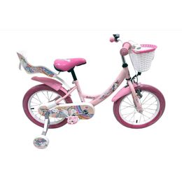 VOLARE Kinderfahrrad Unicorn 16 Zoll, rosa