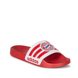 Gro&szlig;e Gr&ouml;&szlig;en Adidas Adilette "FC Bayern M&uuml;nchen" Farbe rot/wei&szlig; Gr&ouml;&szlig;e: EU44.2/3