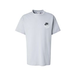Nike Sportswear T-Shirt Herren Gr&ouml;&szlig;e M hellgrau / schwarz / wei&szlig;