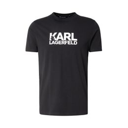 K by KARL LAGERFELD Karl Lagerfeld T-Shirt Herren Gr&ouml;&szlig;e XS schwarz / wei&szlig;
