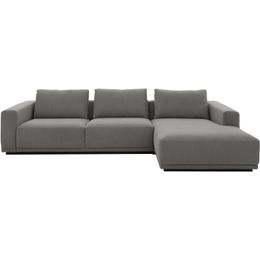 Ecksofa Musterring, B:316cm H:78cm T:166cmanthrazit, 94% Polyester, 6% Nylon, Wohnzimmer, Sofas, Anreihsofa links & Longchair rechts, mit Armlehnen,