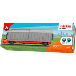M&auml;rklin G&uuml;terwagen M&Auml;RKLIN "M&auml;rklin my world - Schiebewandwagen - 44145", grau (grau, rot), Modelleisenbahn-Fahrzeuge, KinderB:3,5cm H:5cm L:17cm, Kunststoff, Metall, B:3,5cm H:5cm L:17cm