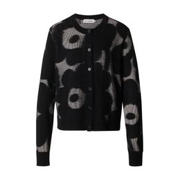 Marimekko Strickjacke 'INNOITTAA' Damen Gr&ouml;&szlig;e XL schwarz / wei&szlig;