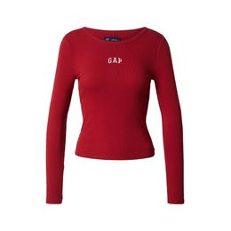 GAP Petite Shirt Damen Gr&ouml;&szlig;e XS dunkelrot / wei&szlig;
