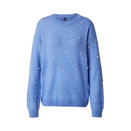 Only Tall Pullover 'ONLEMBLA' Damen Gr&ouml;&szlig;e XXL blaumeliert / perlwei&szlig;
